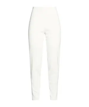 Max Mara Solid Color Casual Trousers - White