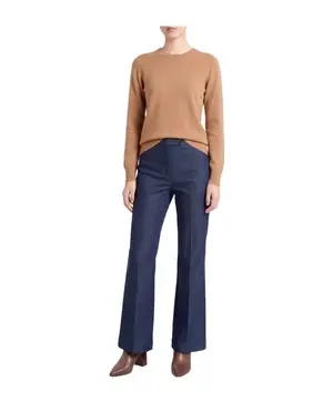 Max Mara Solid Color Casual Trousers