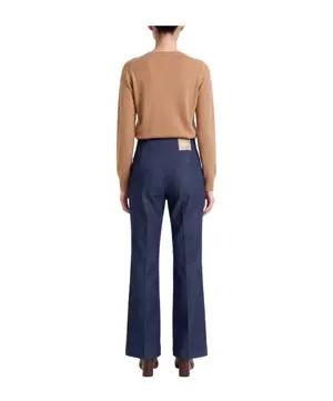 Max Mara Solid Color Casual Trousers