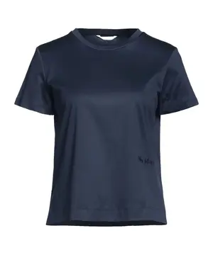 Max Mara Solid Color Basic T-shirts - Blue