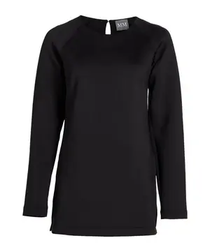 Max Mara Plain Colour Tops - Black