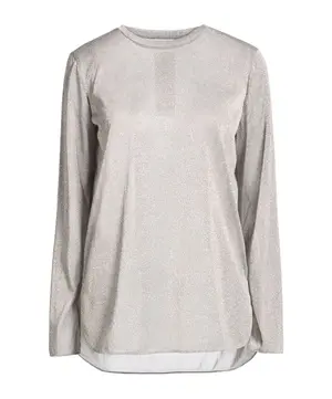 Max Mara Solid Color Tops - Silver