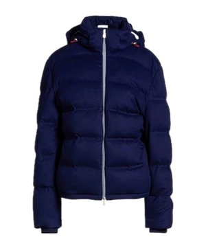 Brunello Cucinelli Solidcolor Hooded Down Jacket - Blue