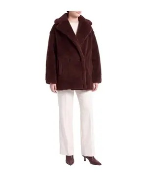 Max Mara Solid-colored Lambskin Coat