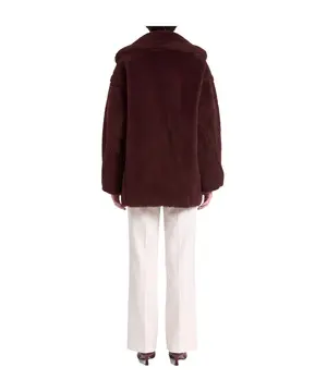 Max Mara Solid-colored Lambskin Coat