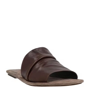 Brunello Cucinelli Minimalist Solidcolor Slide Sandals