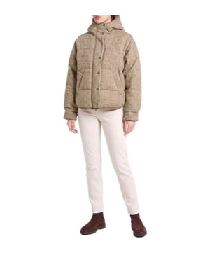 Brunello Cucinelli Tweed Down Jacket