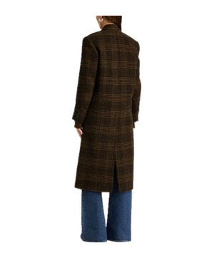 Isabel Marant Étoile Plaid Doublebreasted Long Coat