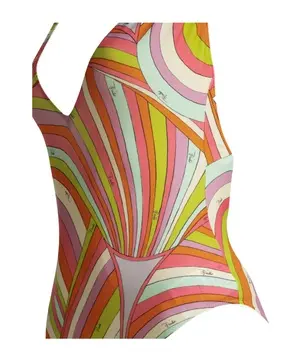 Emilio Pucci Spaghetti-strap One-piece Swimsuit