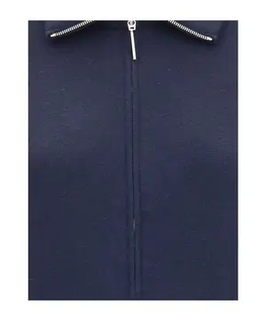 Giorgio Armani Ribbed Sleeve Bomber Jacket
