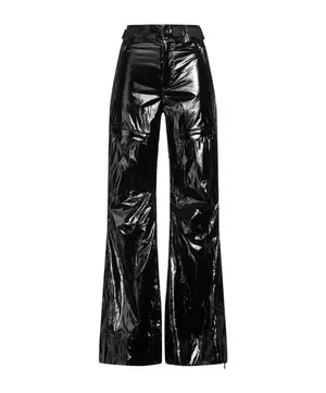 Dolce & Gabbana Solid-colored Flared Pants - Black