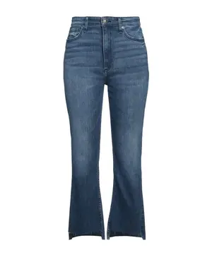 Rag & Bone Plain Colour Bootcut Jeans - Blue
