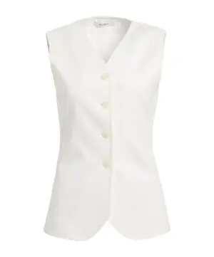 Max Mara Solid Waistcoats