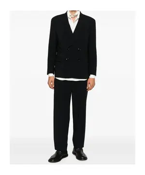 Giorgio Armani Two-piece Set: Long-sleeve Suit Jacket And Trousers