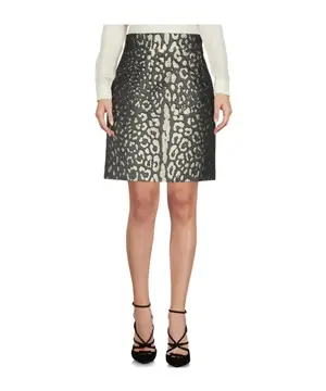 Dolce & Gabbana Leopard-print Jacquard Umbrella Skirt