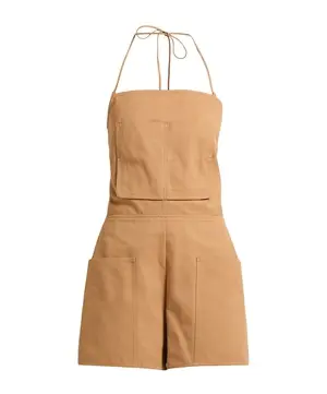 Max Mara Canvas Dungarees Top Playsuit - No