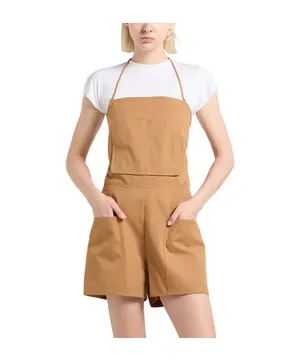 Max Mara Solid Color Playsuits