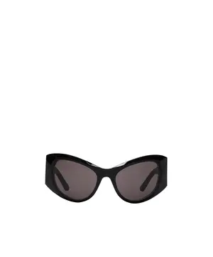 Balenciaga Minimalist Cat-eye Sunglasses - Black