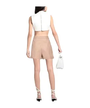 Max Mara Leather Shorts