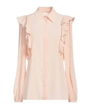 Chloé Pleated Long-sleeve Shirt