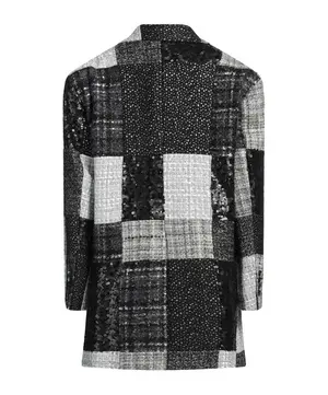Dolce & Gabbana Colorful Sequin Doublebreasted Coat