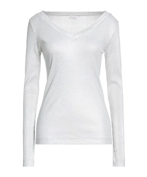 Brunello Cucinelli Solidcolor Tshirt - Silver
