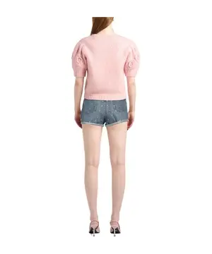 Saint Laurent Mid- Denim Shorts