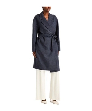 Max Mara Two-color Wool Coat