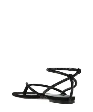 Saint Laurent Crystal Flipflops