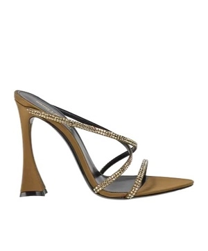 Saint Laurent Rhinestone Highheeled Sandals