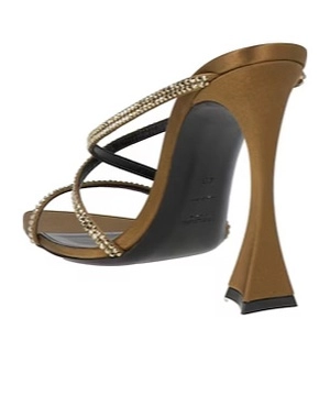 Saint Laurent Rhinestone Highheeled Sandals