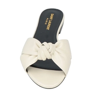 Saint Laurent Minimalist Roundtoe Slippers