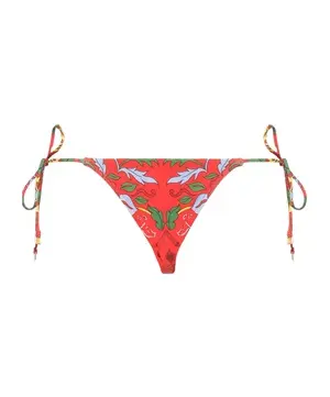 Tory Burch Floral Bikini Bottoms - Red