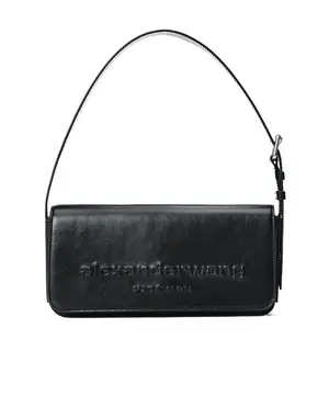 Alexander Wang Punch Flap Shoulder Bag - Black