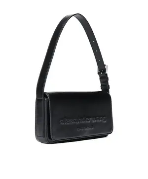 Alexander Wang Punch Flap Shoulder Bag - Black