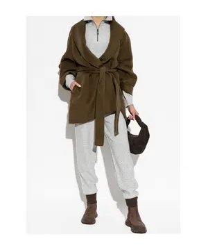 Victoria Beckham Drawstring Casual Pants - Grey