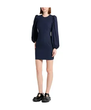 GANNI Solid-color Bodycon Dress