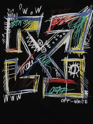 Off-White Arrow Scribble' Hoodie