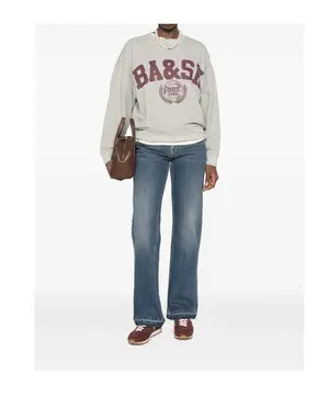 Ba&sh Faded-detail Denim Trousers