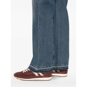 Ba&sh Faded-detail Denim Trousers