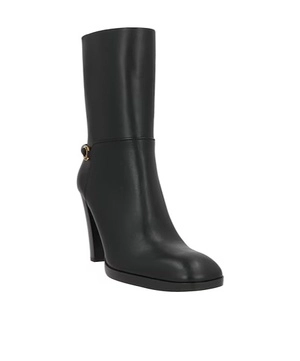 Saint Laurent Minimalist Blockheel Ankle Boots