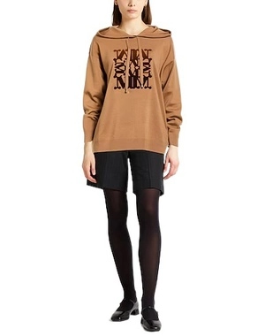 Max Mara Hooded Knit Sweater
