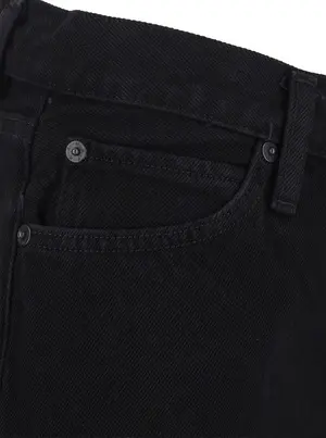 FRAME Low-rise Wide-leg Jeans - Black