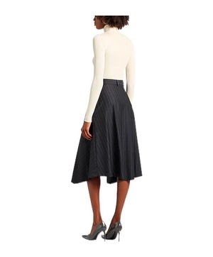 Brunello Cucinelli Striped Flared Skirt