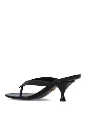 Dolce & Gabbana Patent Leather Thong Sandals