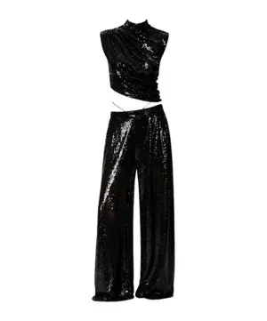 AMAZUIN Sequin-embellished Jumpsuit