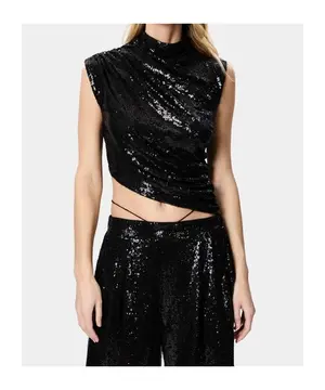 AMAZUIN Sequin-embellished Jumpsuit
