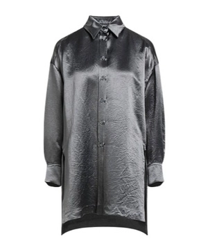Max Mara Solid Colour Shirts Blouses - Gray
