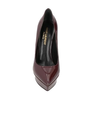 Saint Laurent Minimalist Patent Leather Highheeled Shoes
