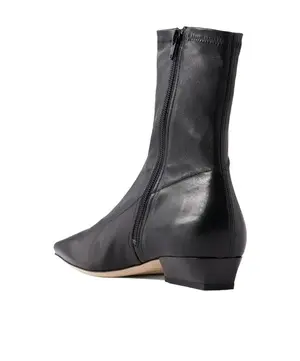 Staud Solid Leather Ankle Boots